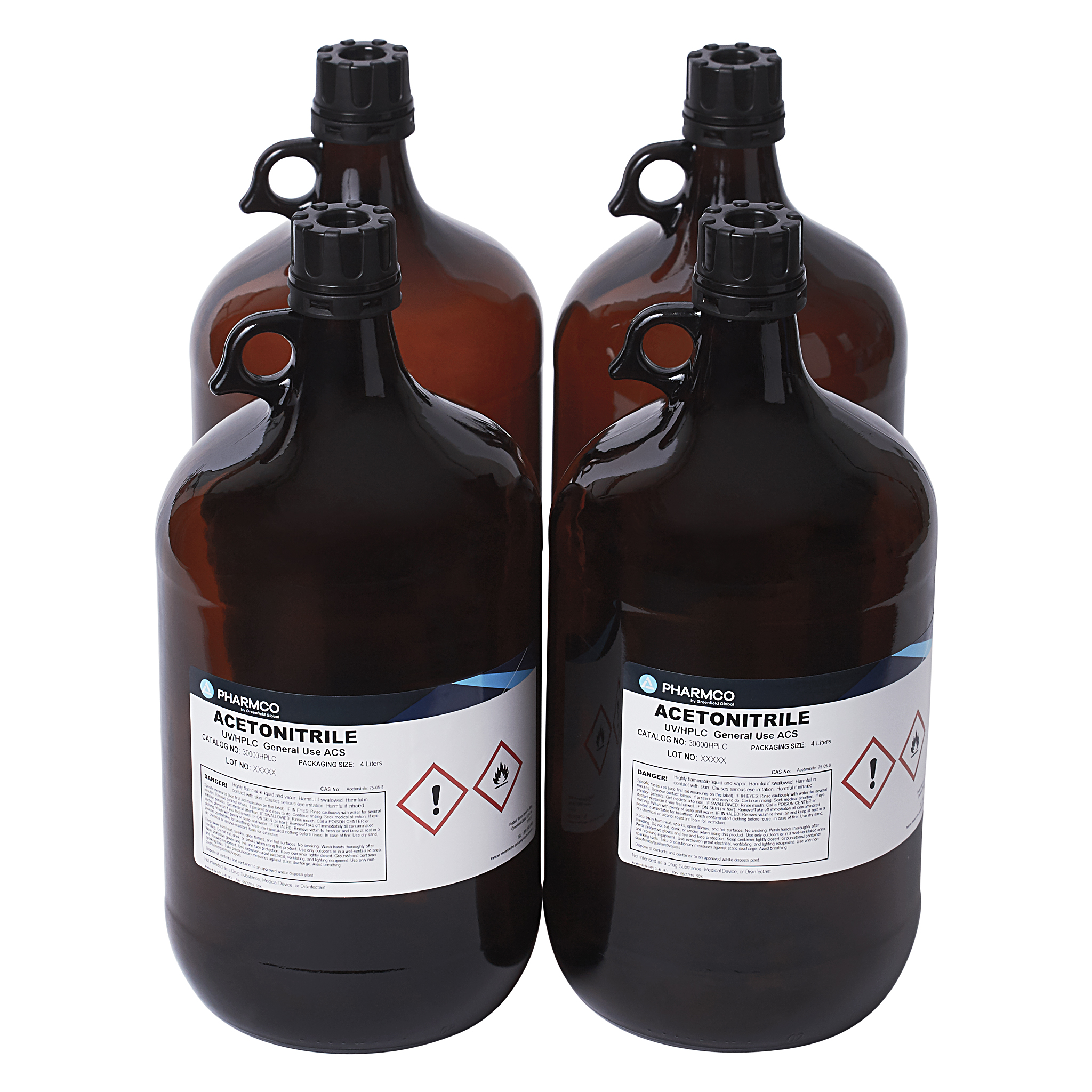 Acetonitrile HPLC 4x4 Liter