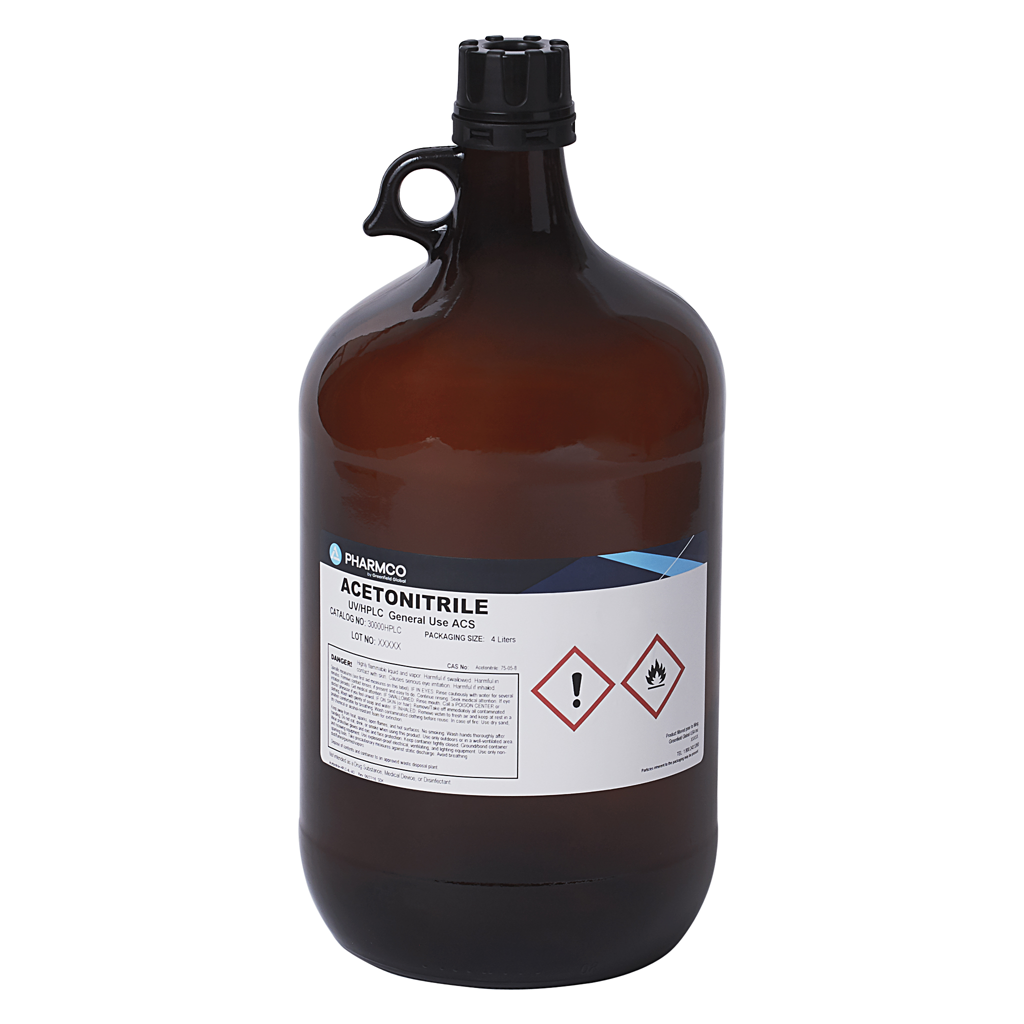 Acetonitrile HPLC 4x4 Liter