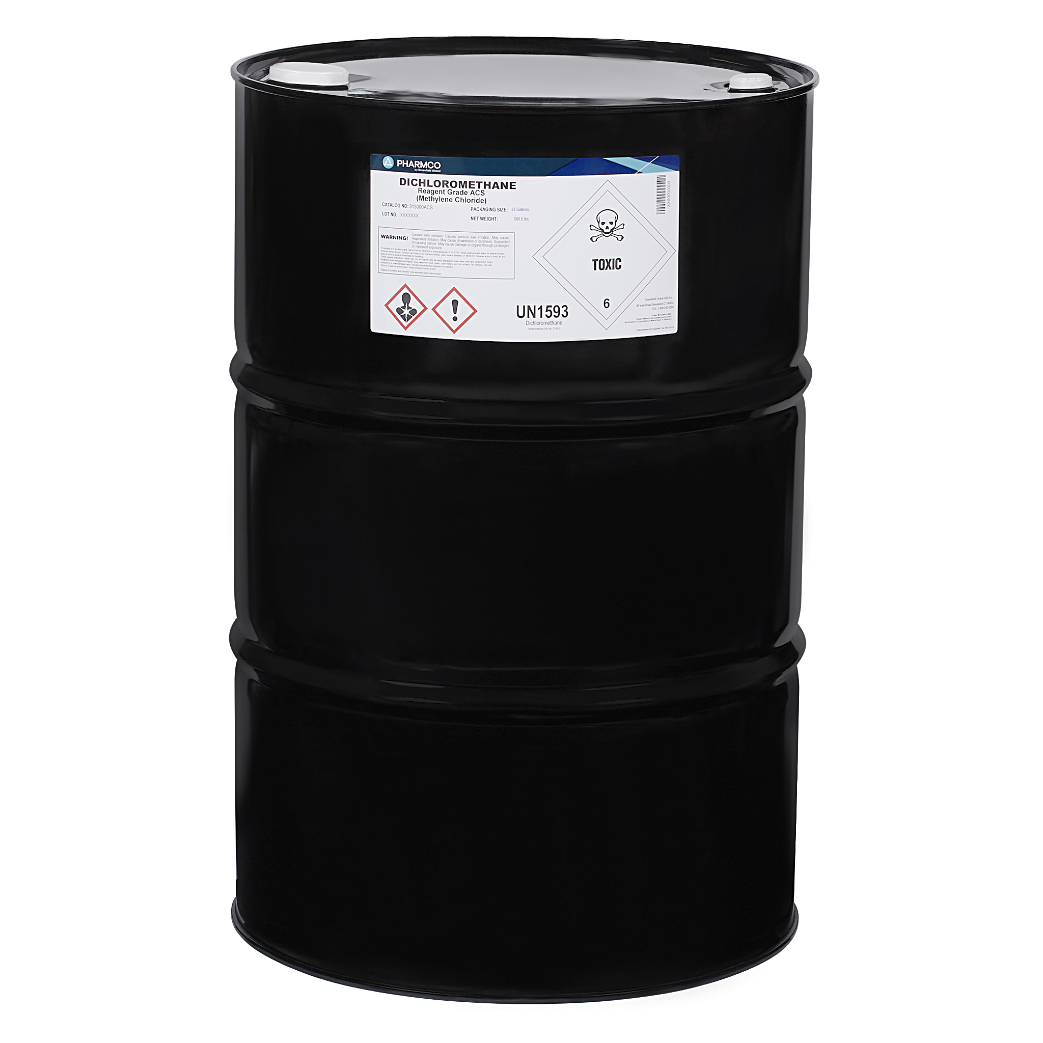 Dichloromethane ACS 55 Gal Drum