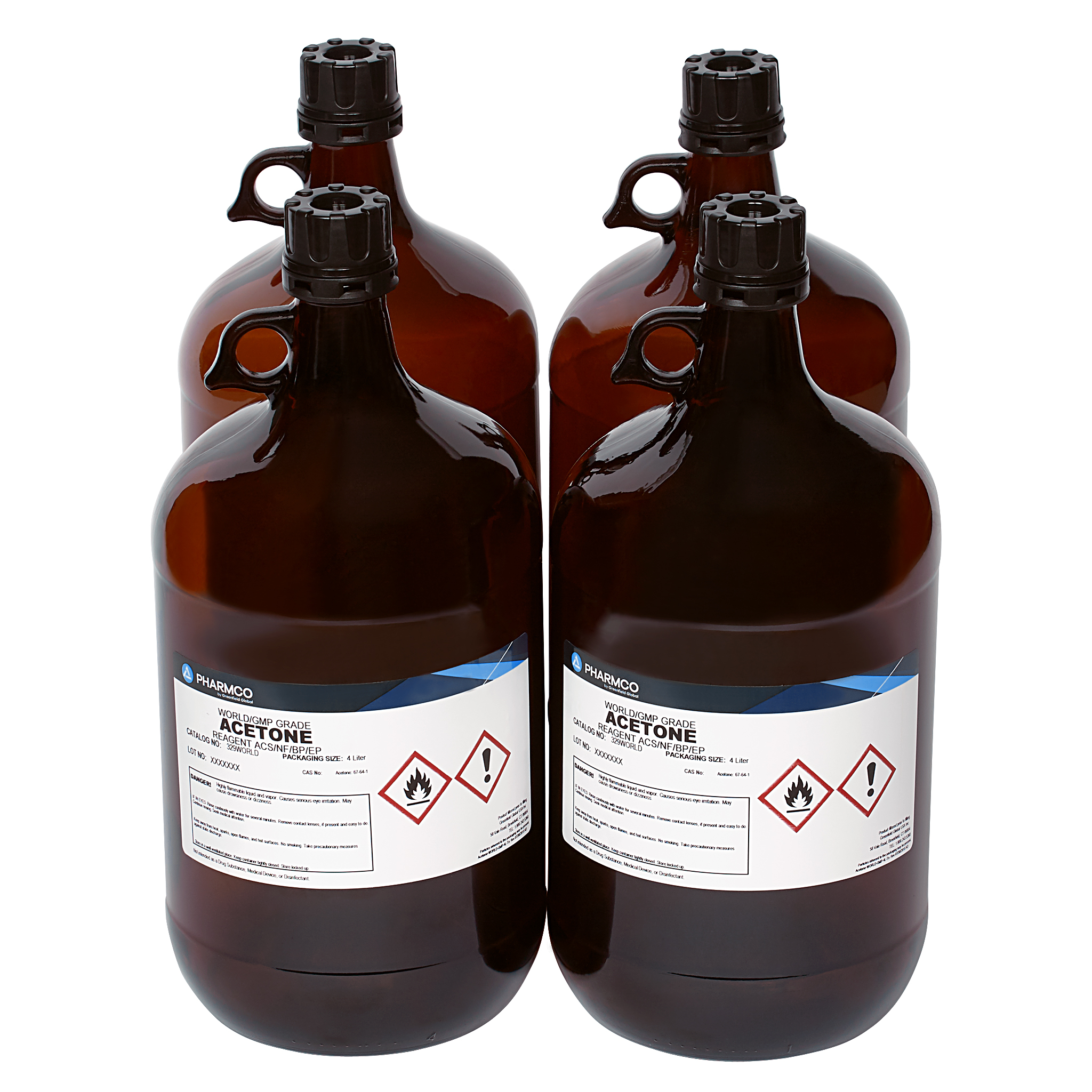 Acetone World GMP 4x4 Liter