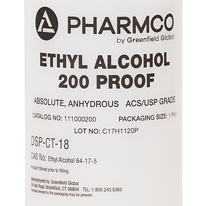 Ethanol 200 Proof 24x1 Poly Pint