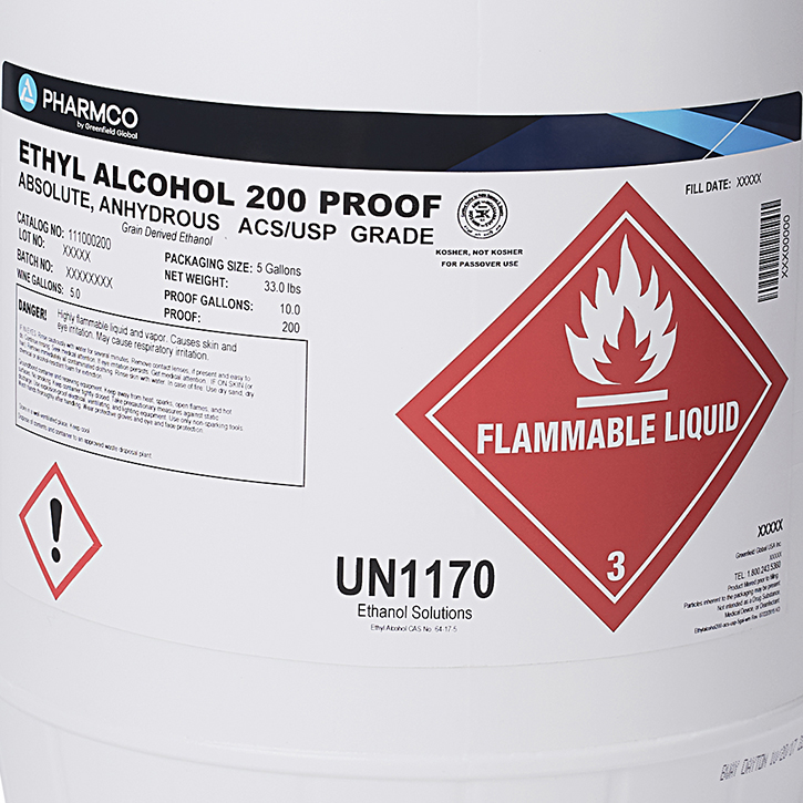 Ethanol 200 Proof 5 Gal Pail